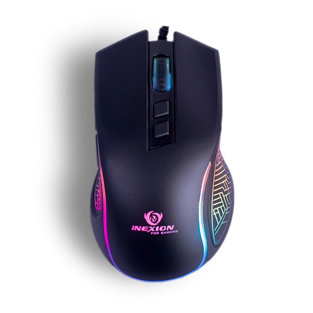 Nexion GM909 New Design RGB 7D Gaming Mouse Six Stage Dpi Ergonomic ...
