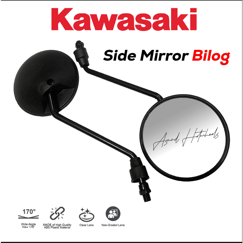 Kawasaki Bajaj Dominar 400 UG 1 pair Universal Round Side Mirror Long ...