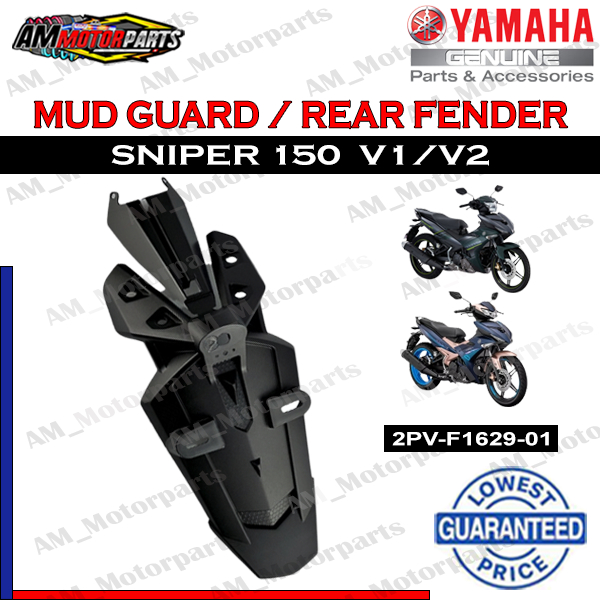 MUD GUARD / REAR FENDER FOR SNIPER 150 V1 / V2 (2PV-F1629-01) YAMAHA ...