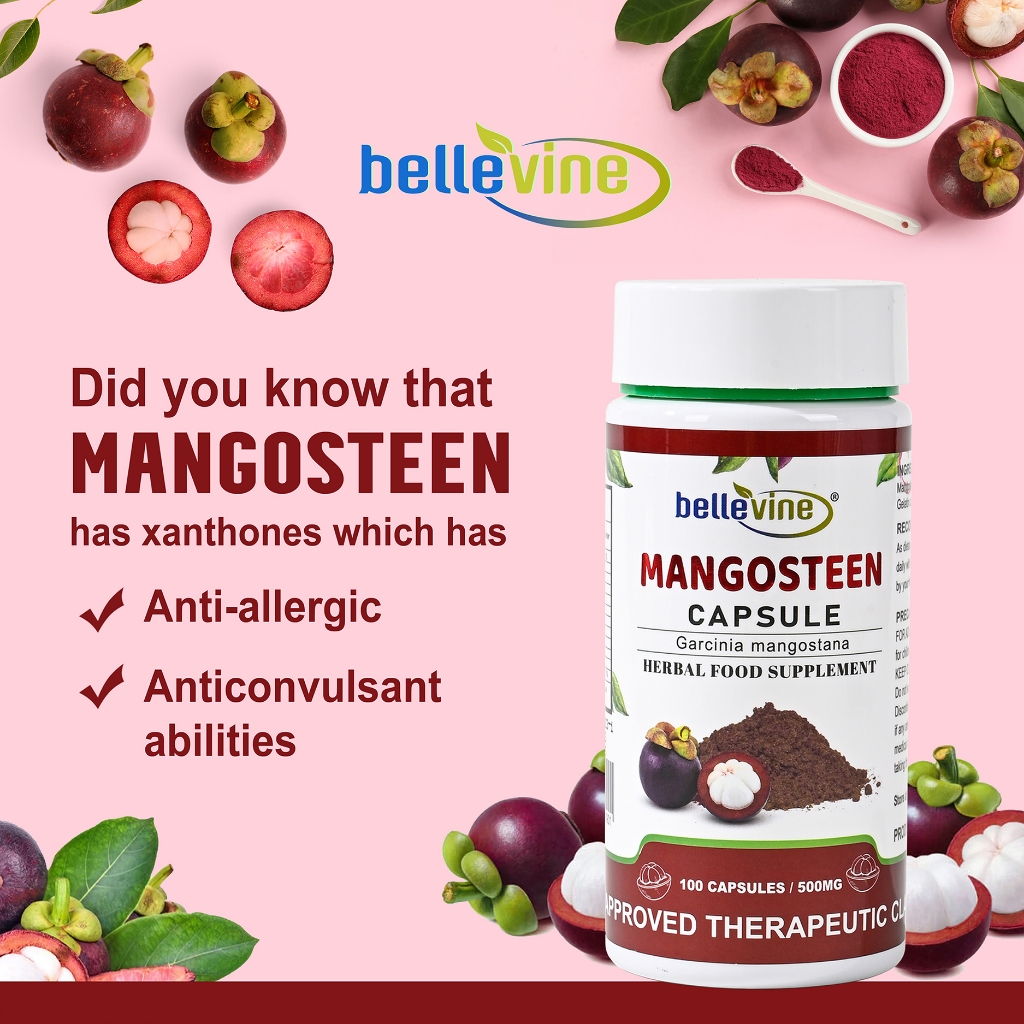 Mangosteen Food Supplement 100 Capsules | Shopee Philippines