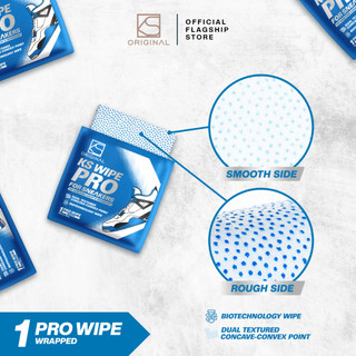 KSORIGINAL KS Wipes Pro for Sneaker Gentle Quick Shoe Cleaning The ...
