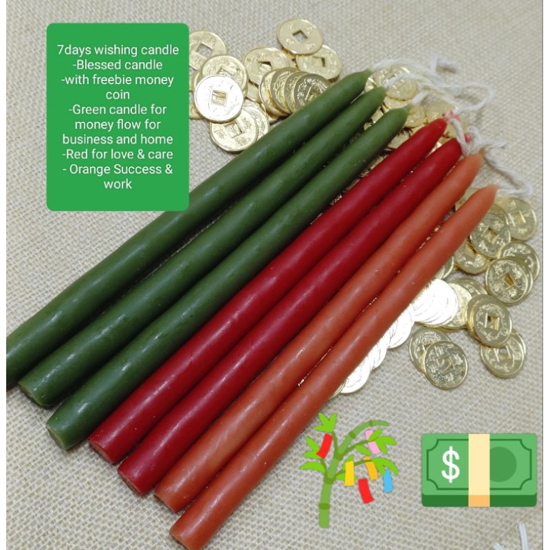 Lucky wishing candle 7days | Shopee Philippines