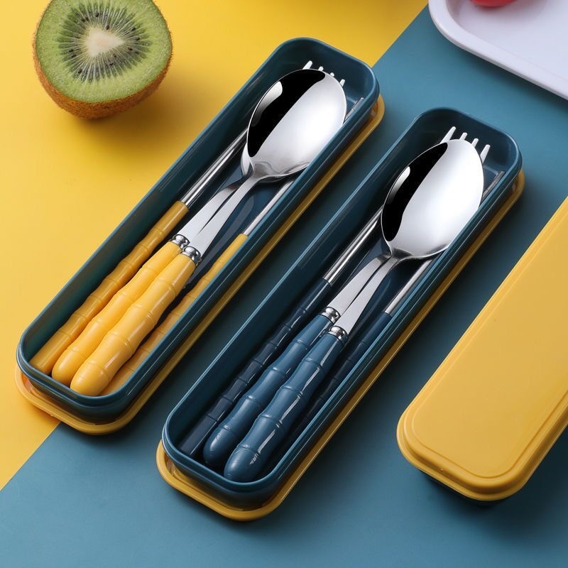 HJ Easy to assemble Reusable Spoon And Fork Organizer Box Tableware Set ...