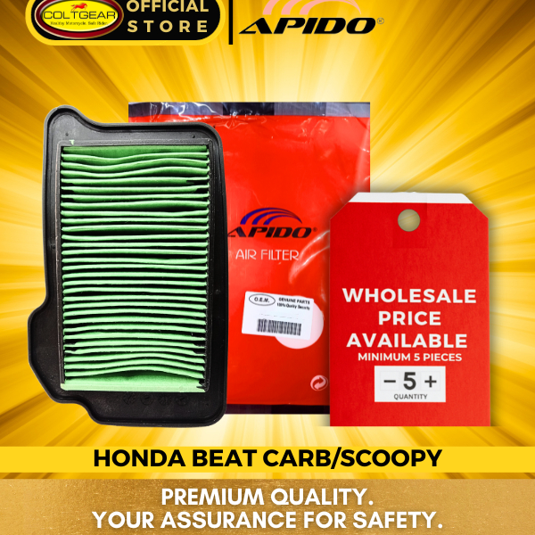 APIDO Air Cleaner / Filter Element for Honda Beat | Shopee Philippines