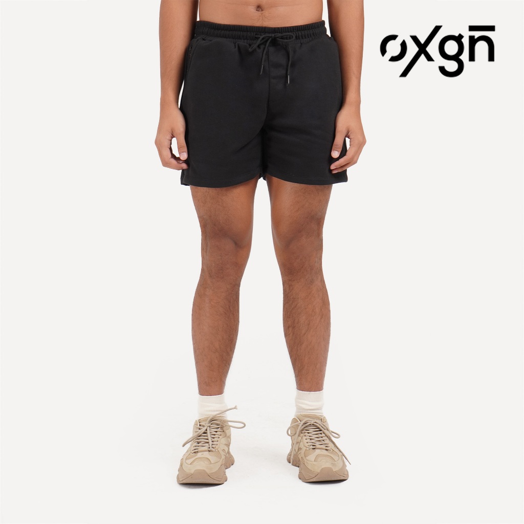 OXGN Generations Urban Fit Knit Shorts For Men (Black/Caramel) | Shopee ...