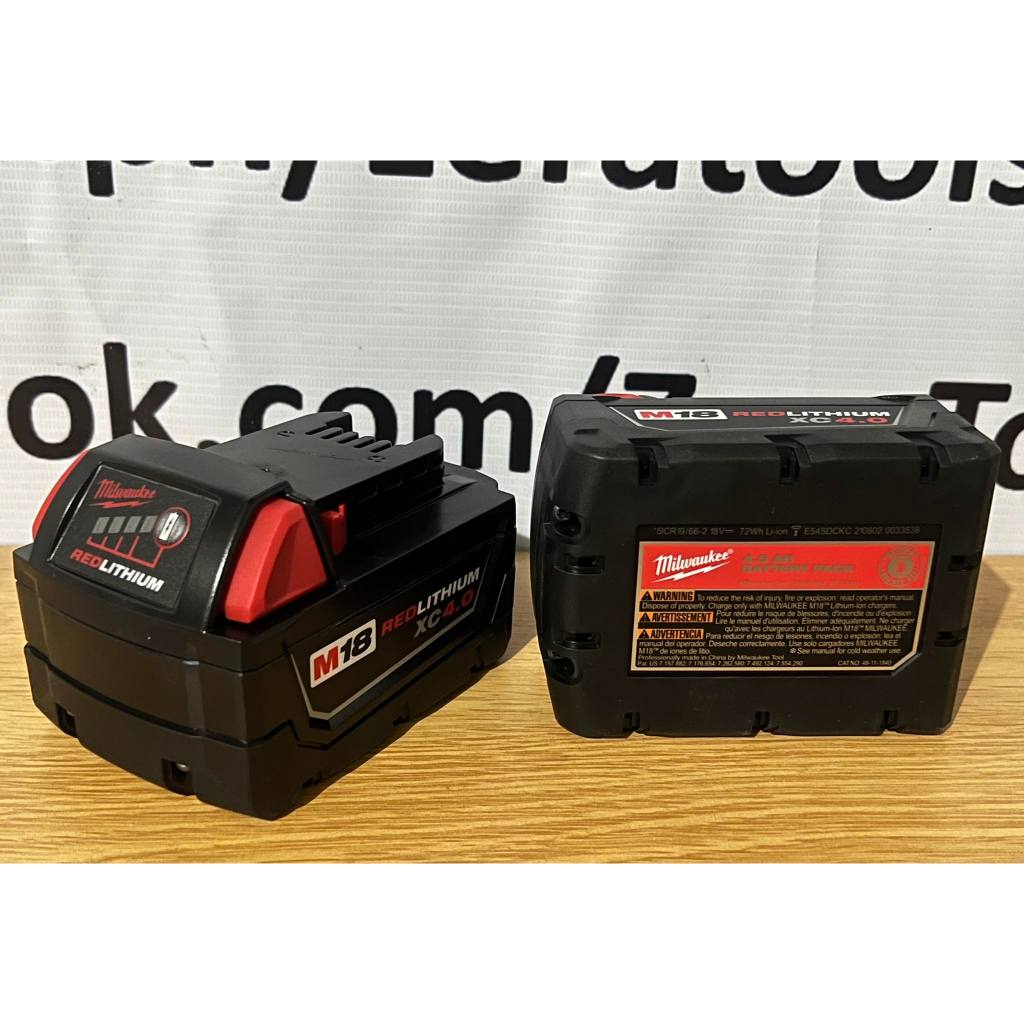 Milwaukee Tool M18 18V Lithium-Ion Extended Capacity (XC) 4.0 Ah REDLITHIUM Battery 1pc | Shopee ...