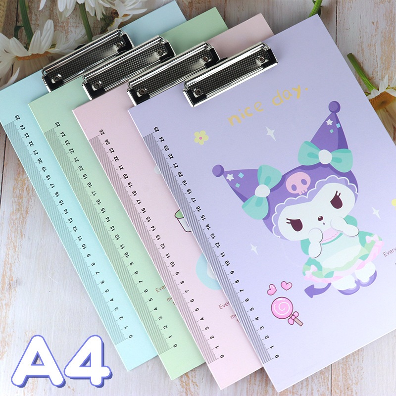A4 Cartoon Clipboard Student Office Cute Clipping Board Kawaii Kurumi ...