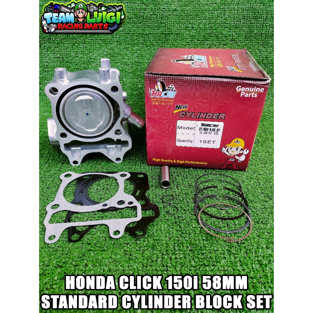 HACHI HONDA CLICK 150 58MM STANDARD CYLINDER BLOCK SET | Shopee Philippines