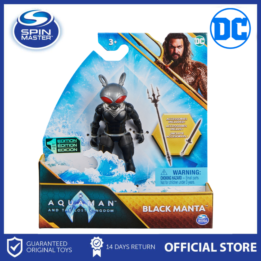 Spin Master DC Aquaman Movie 4" Black Manta Figure with Articulated ...