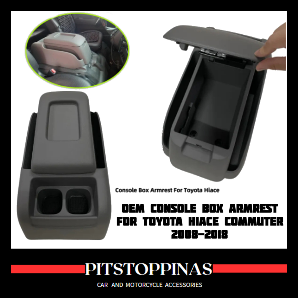 OEM CONSOLE BOX ARMREST FOR TOYOTA HIACE COMMUTER 2008-2018 | Shopee ...