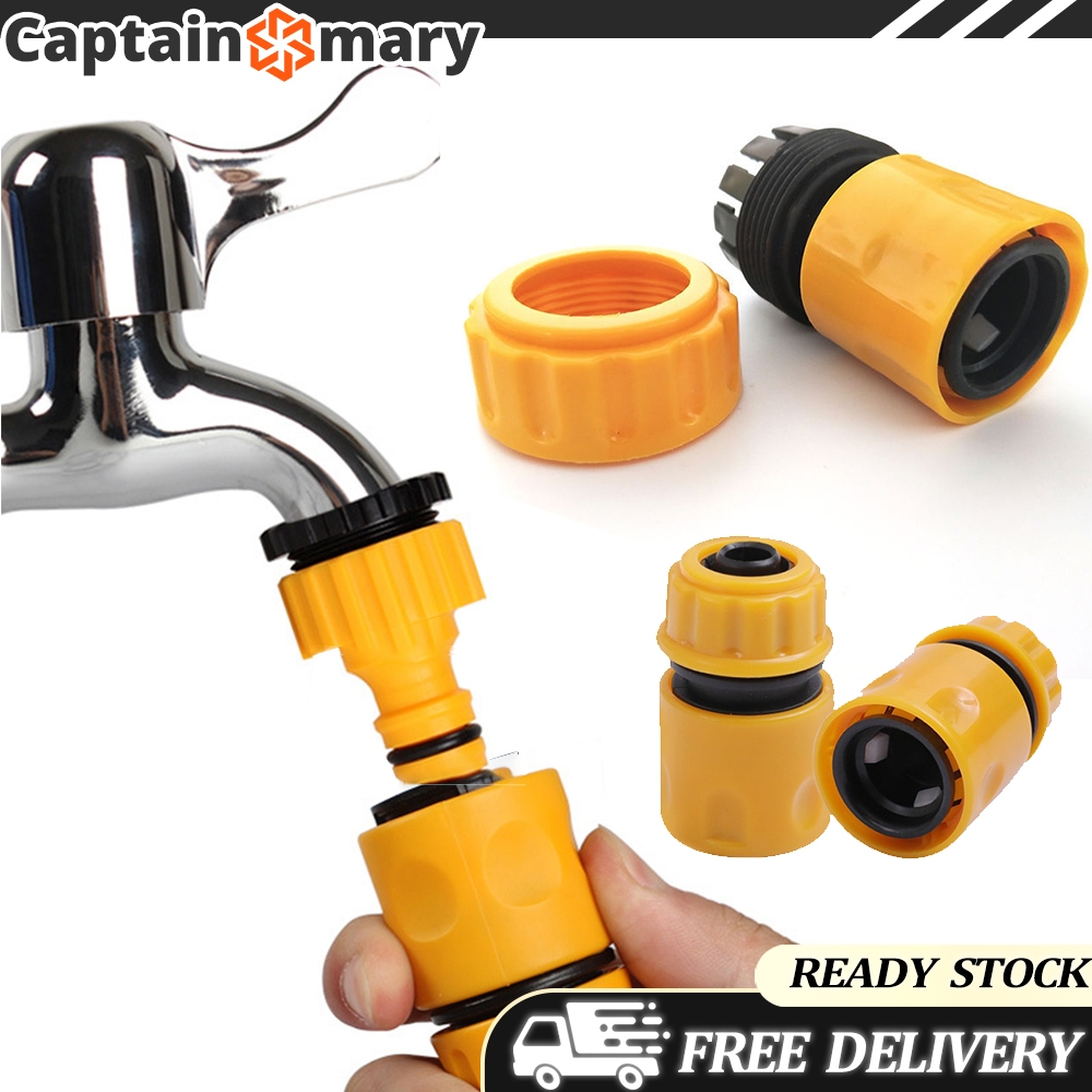 1/2" Hose To Faucet Connector Garden Watering Adapter Water Faucet ...