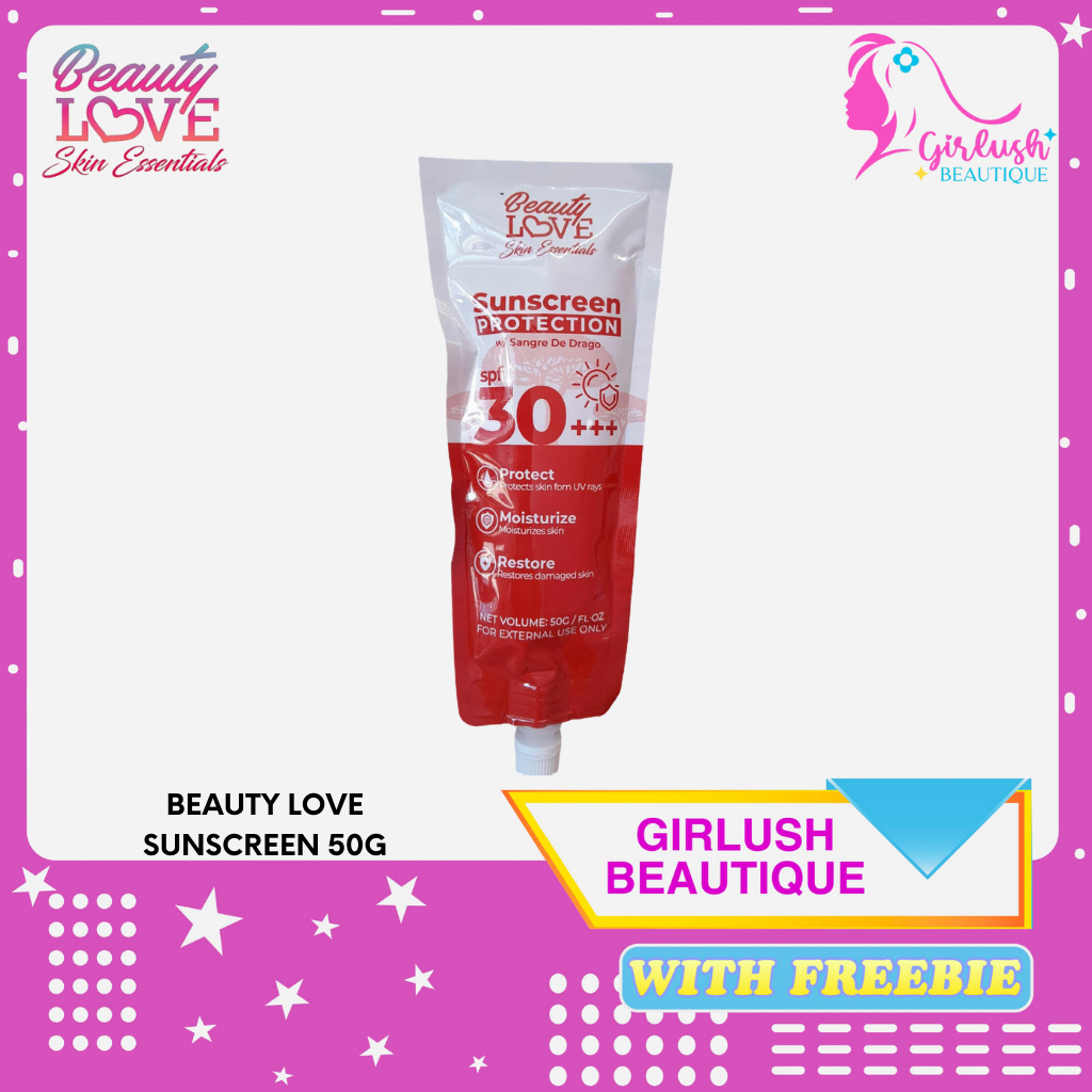 Beauty Love Sunscreen Protection SPF30 50g | Shopee Philippines