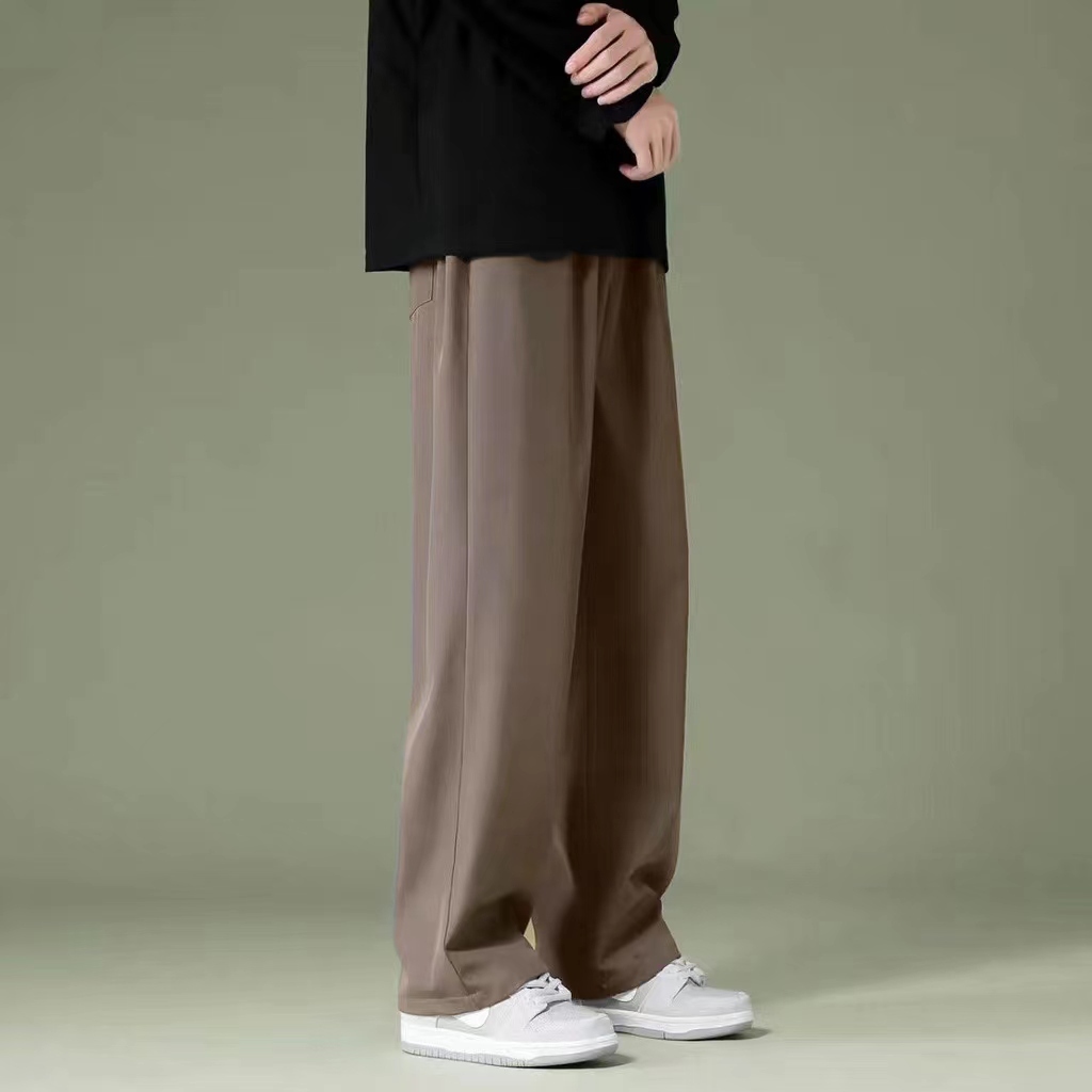 ACHS AWAKE Casual Korean Fashion Straight Leg Korean Pants Trend ...