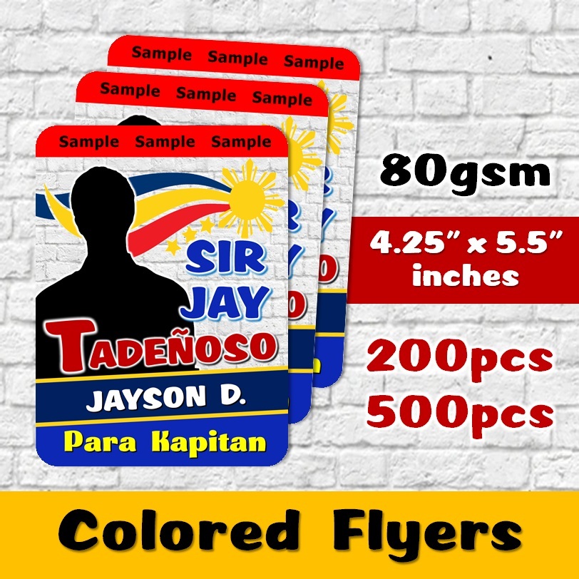 Election Tarpaulin Poster, Flyers & Stickers (Campaign Materials ...