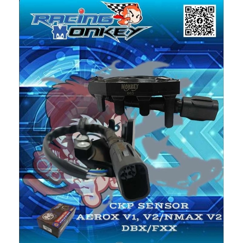 RACING MONKEY STATOR CKP SENSOR FOR YAMAHA AEROX V1/AEROX V2/NMAX V2 ...