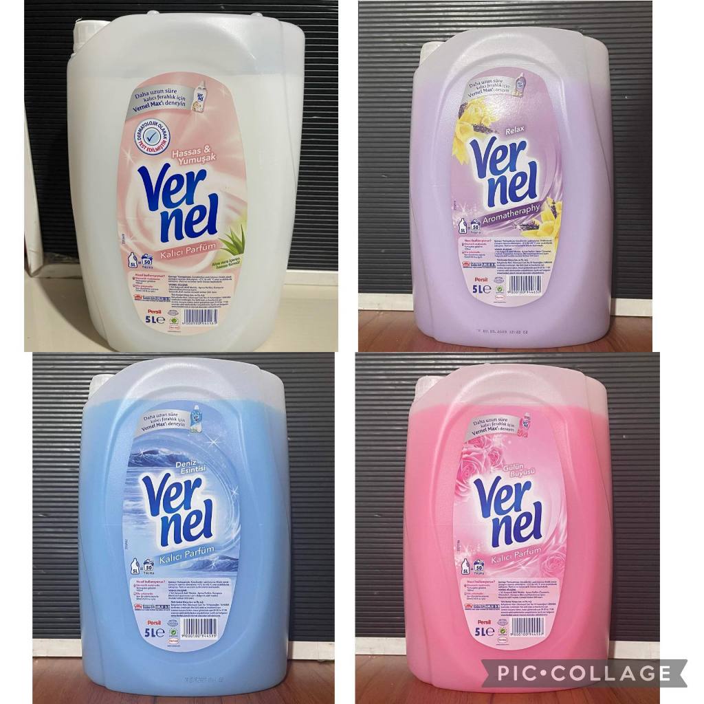 Vernel Fabric Conditioner Anti Microbial 5L | Shopee Philippines