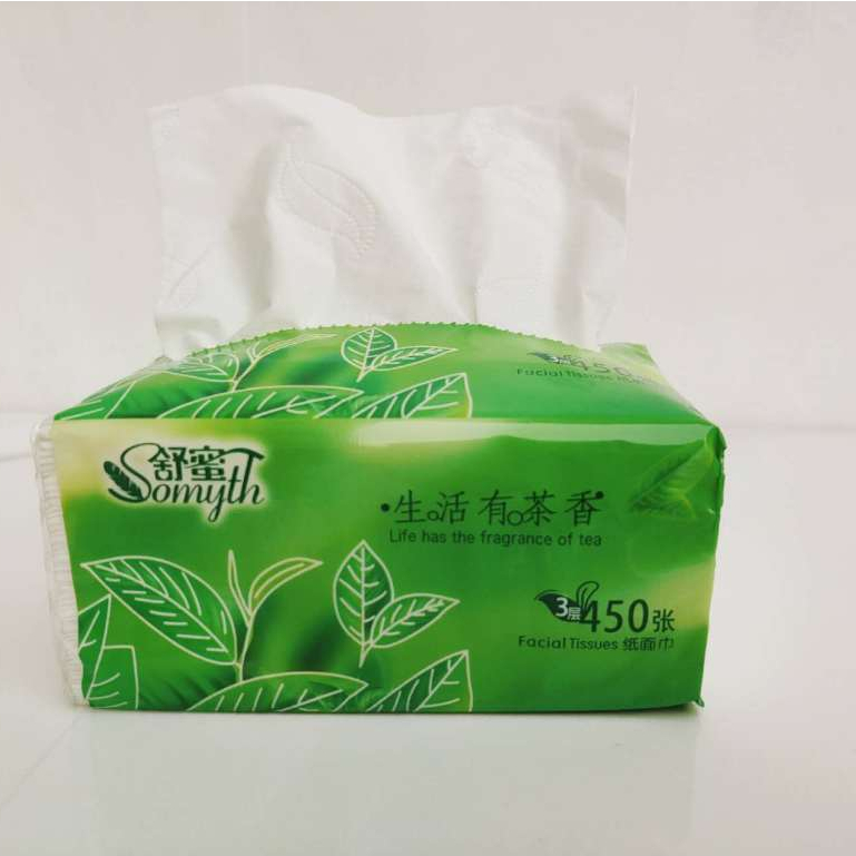Fresh days Green Tea Somyth Tissue (450 Pulls/pack) | Shopee Philippines