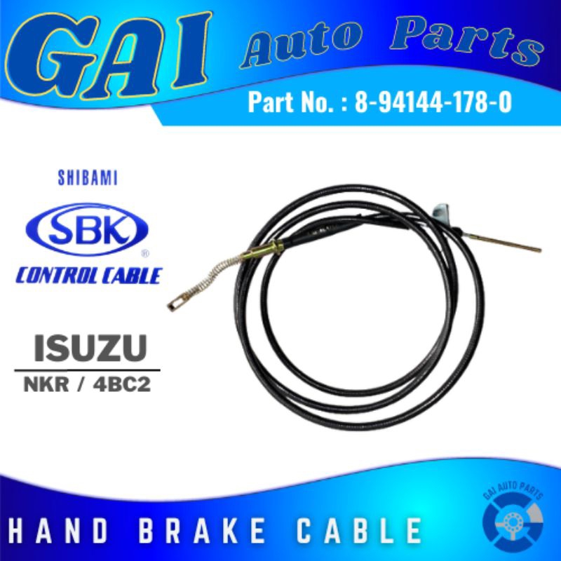 Handbrake Cable for ISUZU NKR / 4BC2 (8-94144-178-0) 111”SBK Control ...