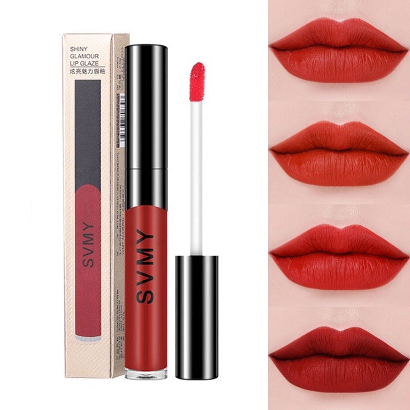 COD Labial glaze six hottest red Matte Colorfast lip gloss Lipstick ...