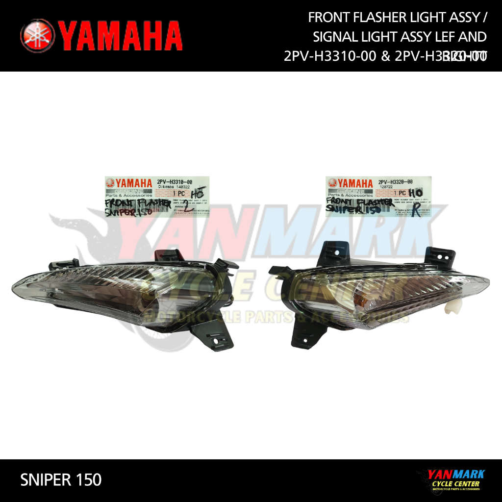 YAMAHA - FRONT FLASHER / SIGNAL LIGHT LEFT (2PV-H3310-00) OR RIGHT (2PV ...