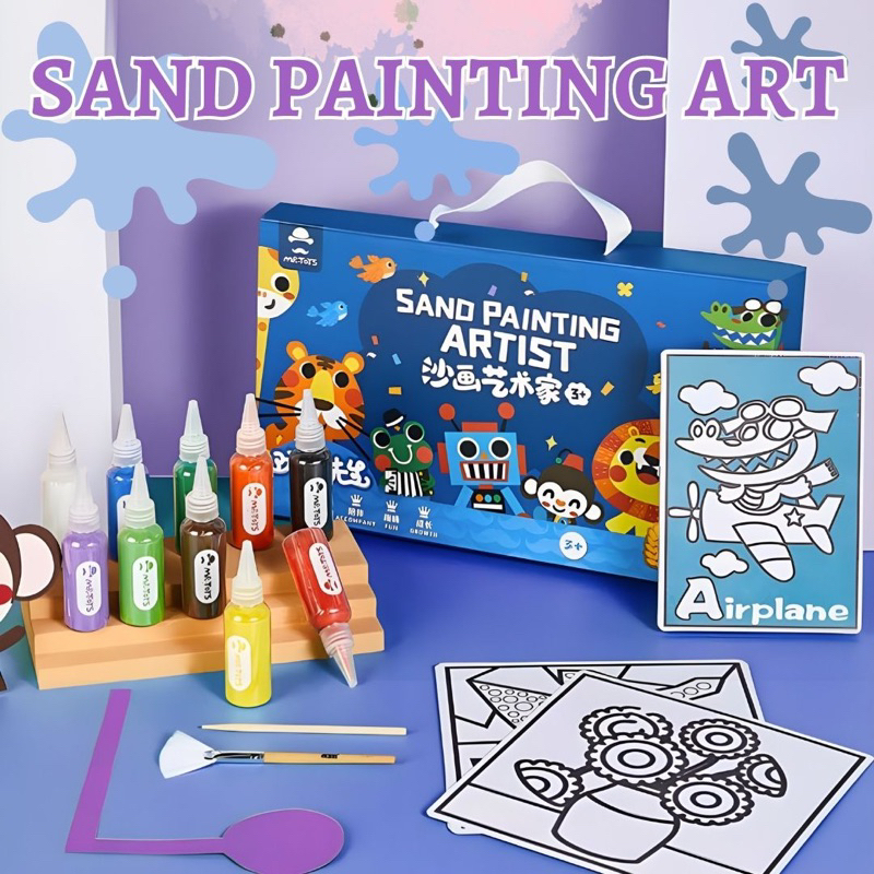 MR TOYS Sand Painting Artist Arts and Craft Toys for kids - Blue ...