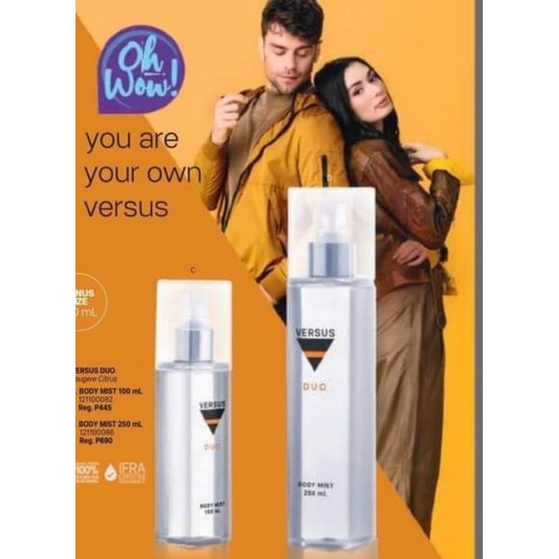 Versus Duo Body Mist 250ml by Tupperware | Shopee Philippines