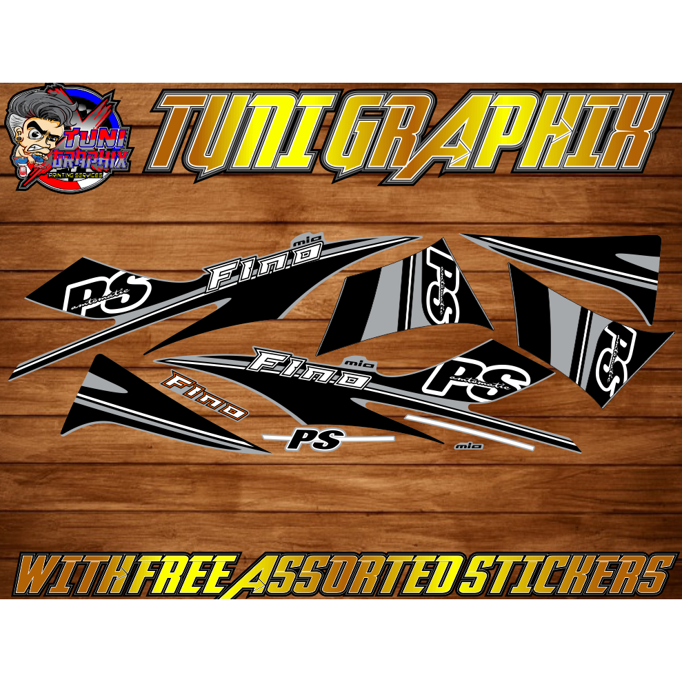 YAMAHA FINO THAILAND STOCK DECALS (12 COLOR CHOICES) | Shopee Philippines