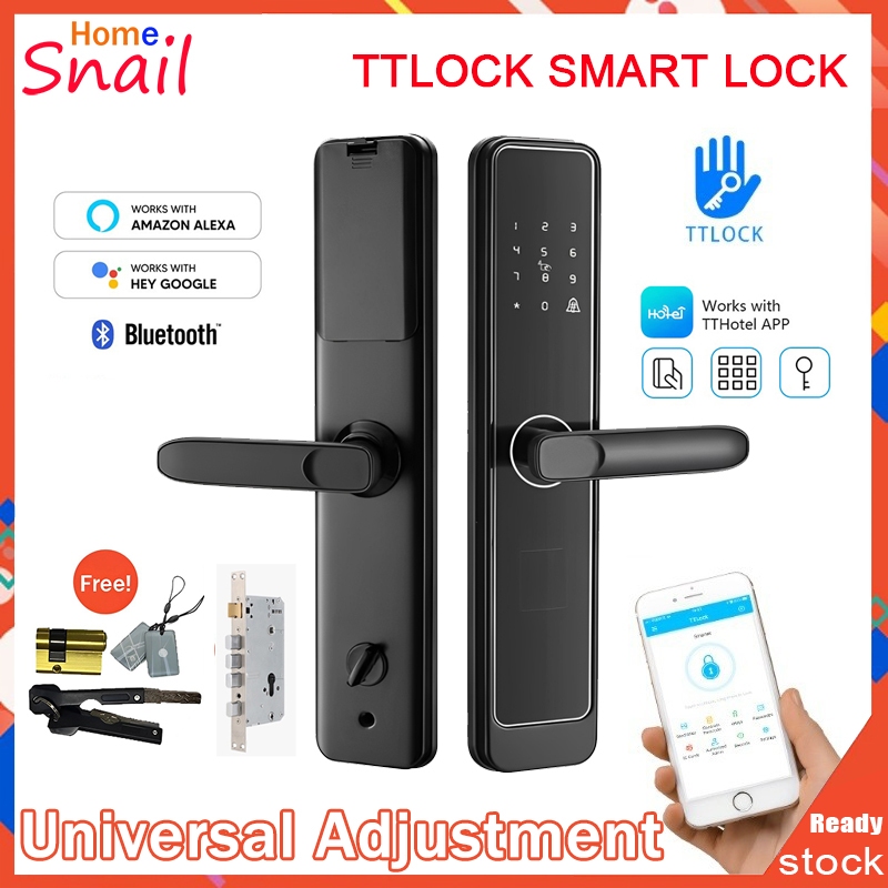 TTlock Smart Lock Electronic Digital BLE Lock Room Rental Check-In ...