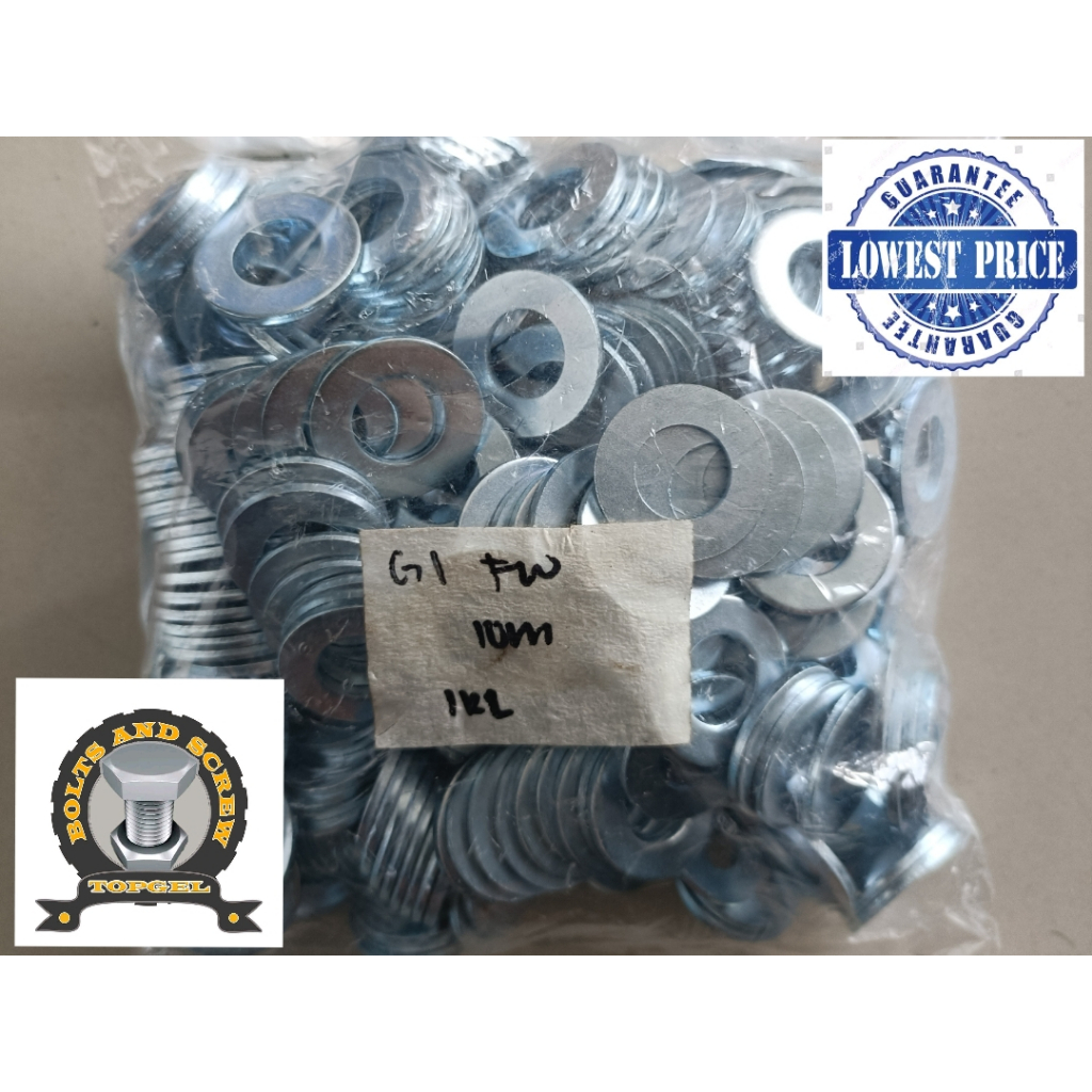 GI FLAT WASHER (Galvanized) Price per Kilo | Shopee Philippines