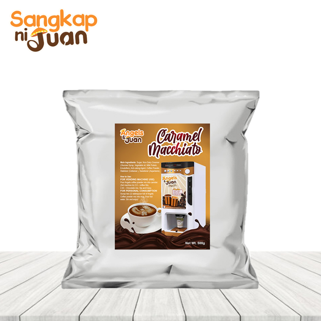 Angels Caramel Macchiato Coffee Powder for Coffee Vending Machine 500g ...