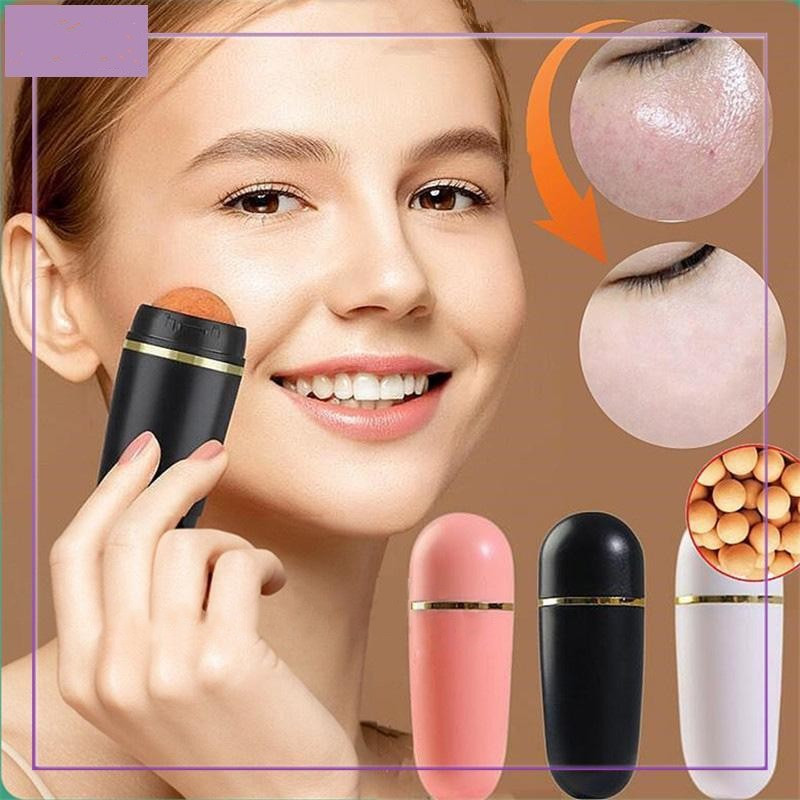 Natural Volcanic Roller Oil Control Rolling Stone Face T-Zone Oil ...