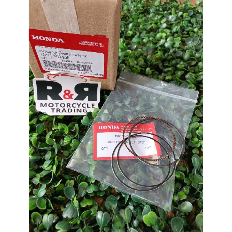 Piston Ring set (std) Honda click125 V1 V2 V3 Genuine part | Shopee ...