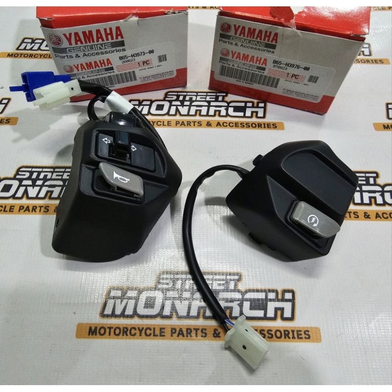 GENUINE HANDLE SWITCH LEFT/RIGHT (B65) FOR YAMAHA AEROX 155 V1 (YGP ...