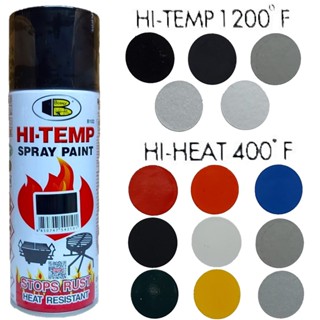 Bosny Hi Temp Spray Paint High Heat Resistant B102 (Available in ...