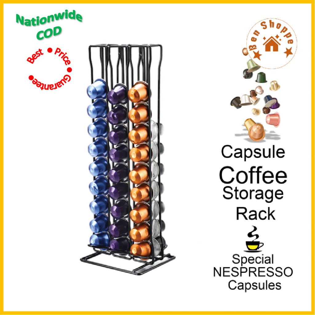 Nespresso Coffee Capsule Holder Tower Stand 60 Nespresso Capsules ...