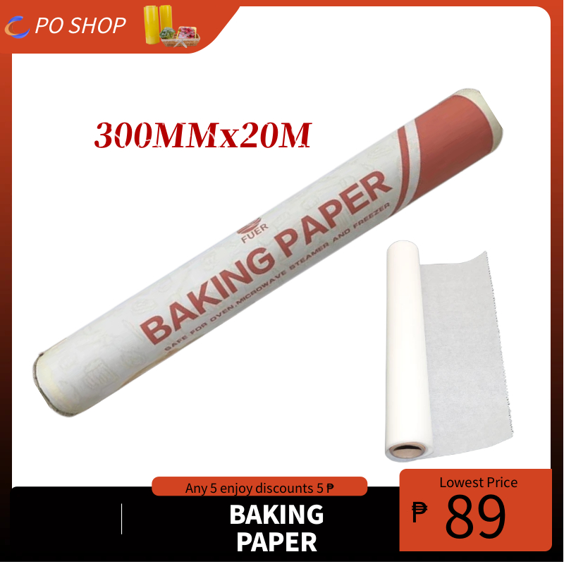 baking paper Food grade non-stick Barbecue paper in roll Double-sided ...