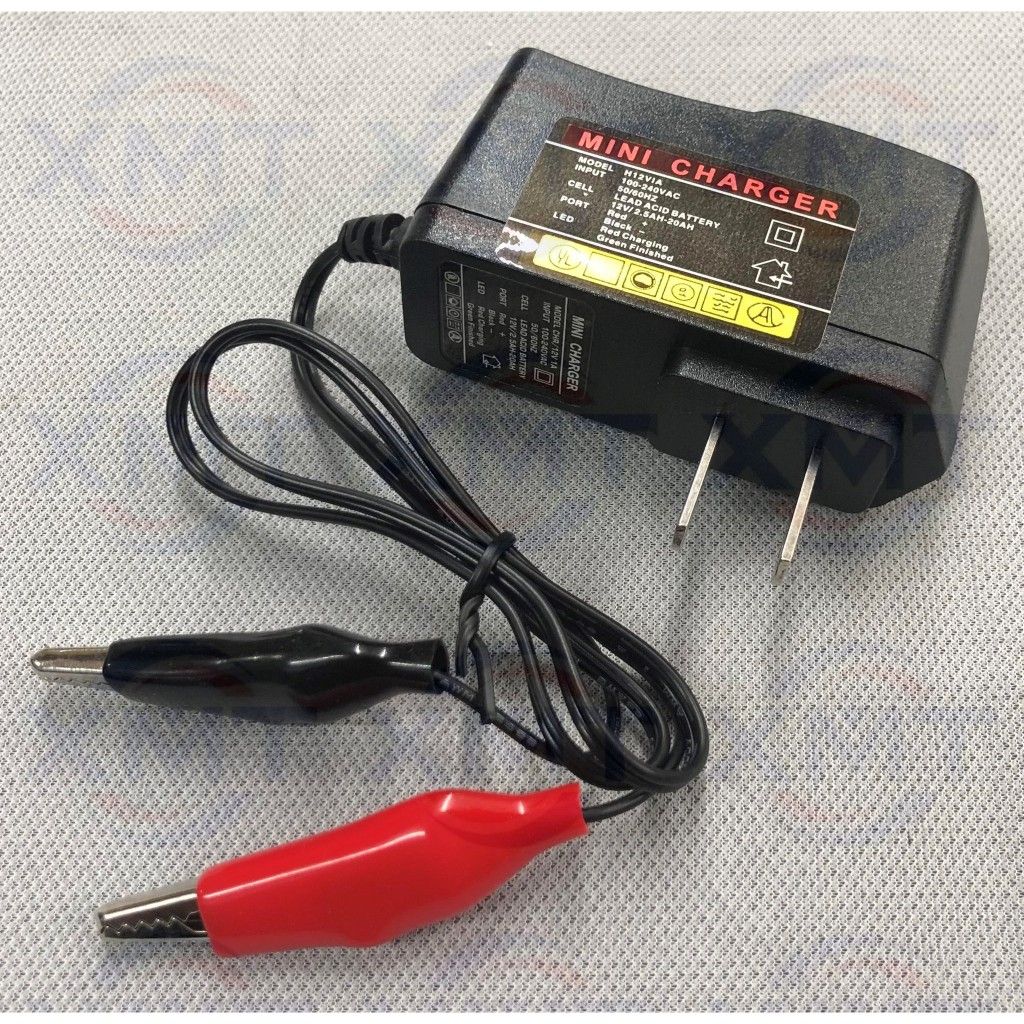 Mini Battery Charger H12V1A12V1A Motor Lead Acid | Shopee Philippines