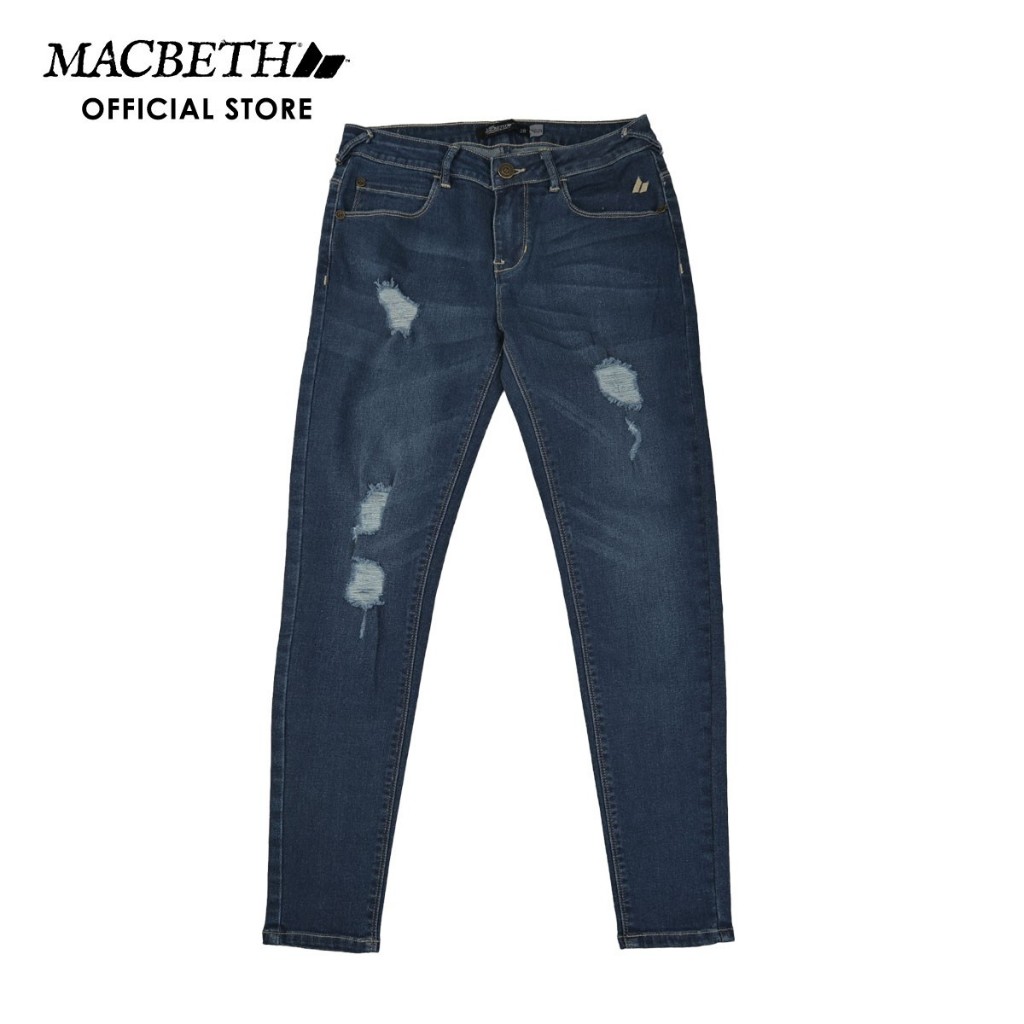 Lady Macbeth Denim Pants " Mid Waist Ankle Skinny " ( SALE ) | Shopee ...