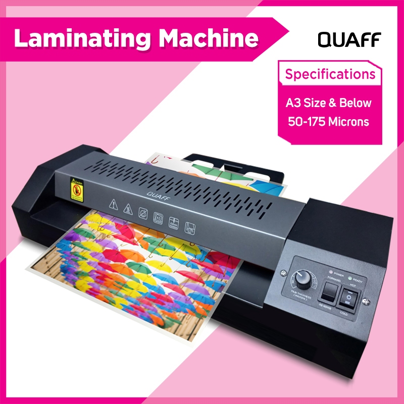 QUAFF Metal Laminator 320mm A3 (max laminate 175mic) | Shopee Philippines