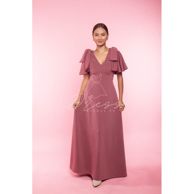 Adelfa bridesmaid dress | Shopee Philippines