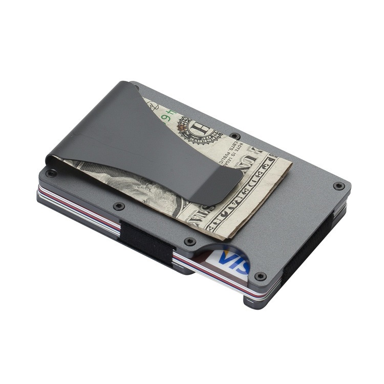 EDC Minimalist Aluminum Alloy RFID Blocking Credit Card holder with ...