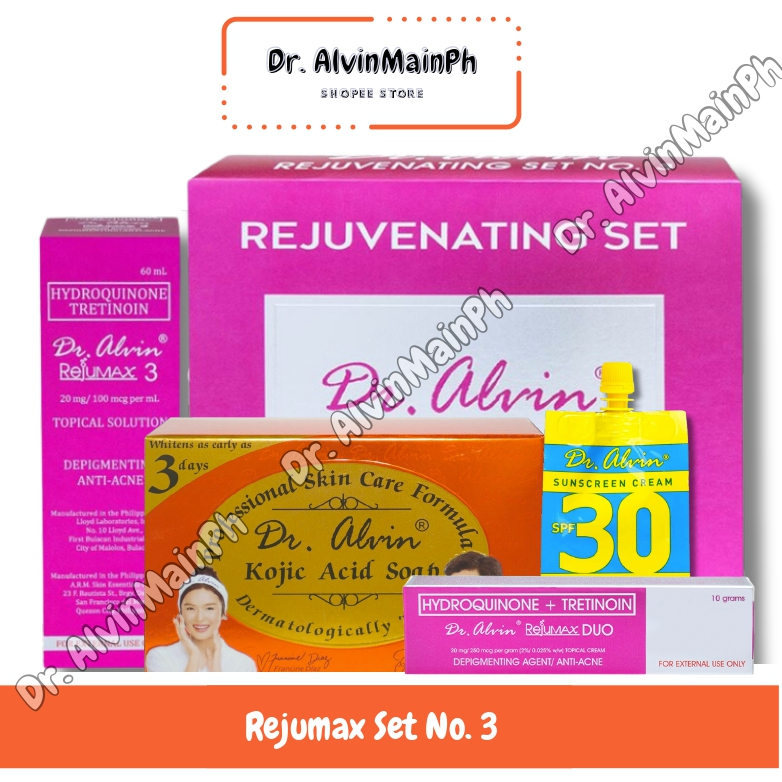 dr alvin rejuvenating set no. 3 original | Shopee Philippines
