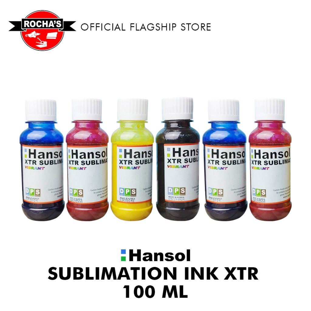 [ROCHA'S] HANSOL SUBLIMATION INK - XTR series 100mL - for Printer ...