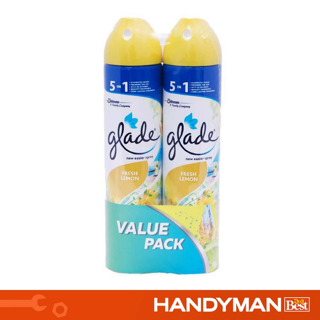 Glade Air Freshener Fresh Lemon, 320ml - Set of 2 | Shopee Philippines