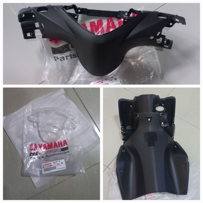 YAMAHA MIO MXI 125 LEG SHIELD2,LENS,REAR HANDLE SET(ORIGINAL GENUINE ...