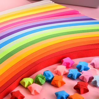 540pcs Star Origami Paper Strips Fold DIY Crafts Couple Gift Macaroon ...