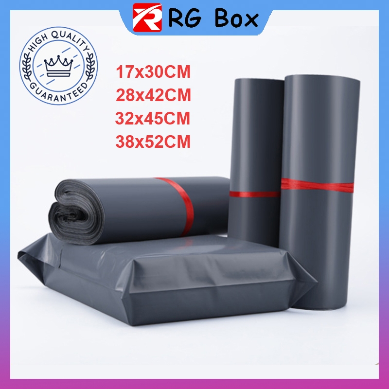 100pcs black courier pouch plain pouch express pouch Parcel Pouch ...