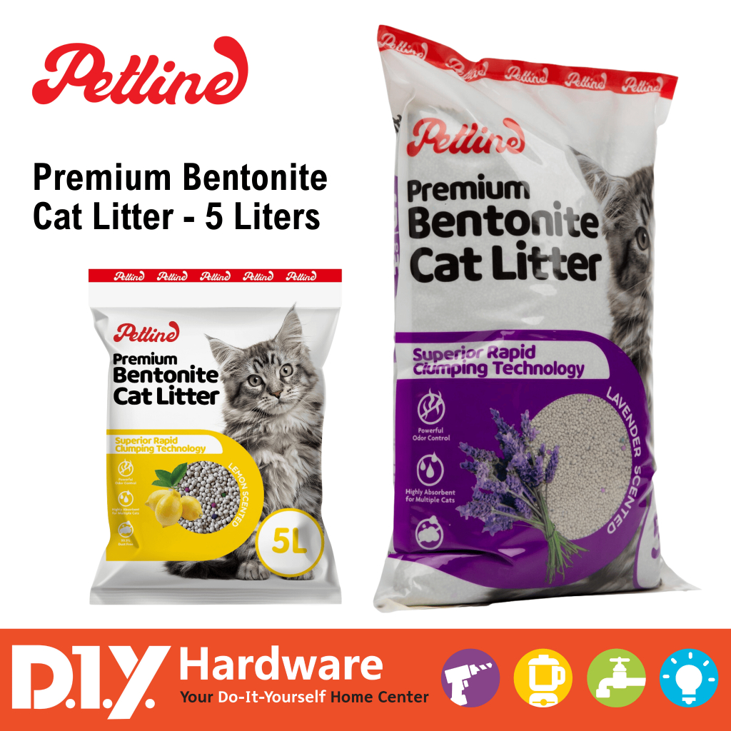 PETLINE Premium Bentonite Cat Litter 5L | Shopee Philippines