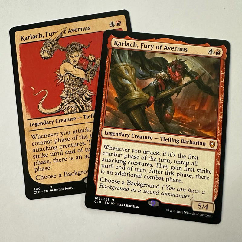 KARLACH, FURY OF AVERNUS | CLB BATTLE FOR BALDUR’S GATE | RED | MTG ...