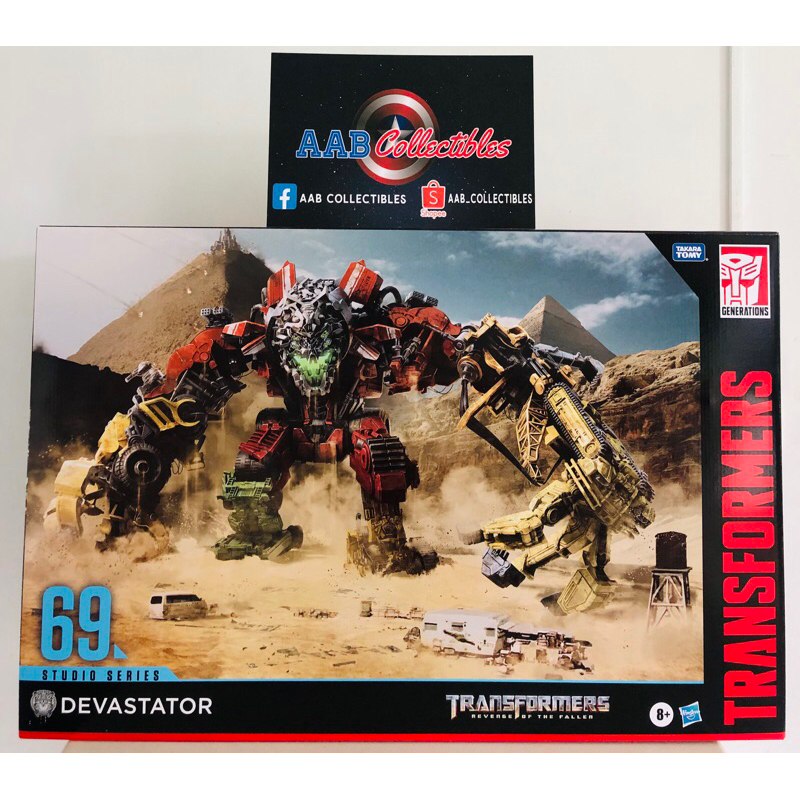 TOMY TAKARA: MISB STUDIO SERIES 69 TITAN CLASS - DEVASTATOR | Shopee ...
